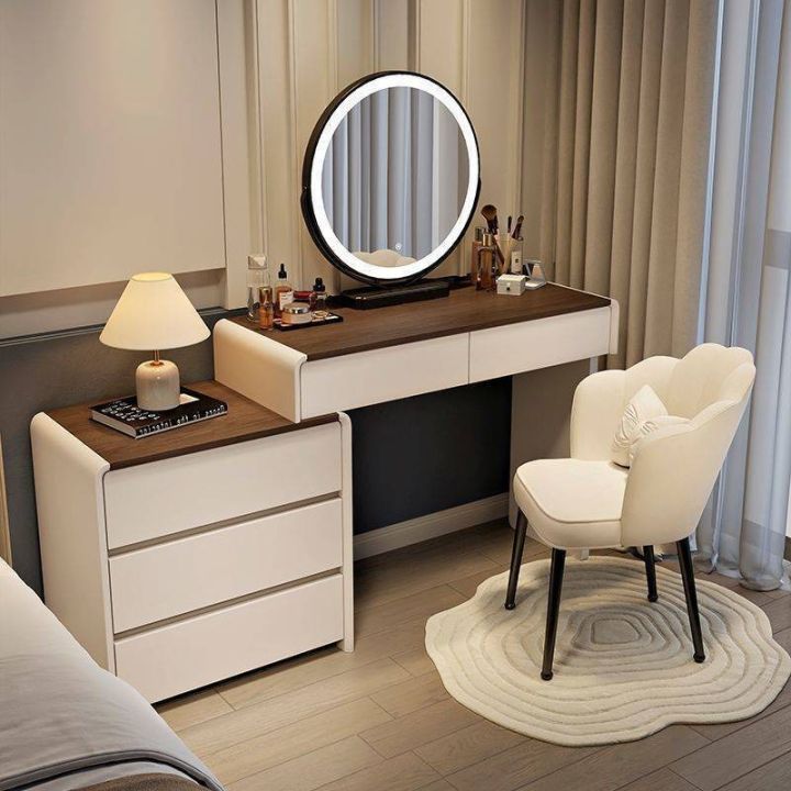 Solid Wood Dressing Table Home New Dressing Table Cabinet Integrated ...