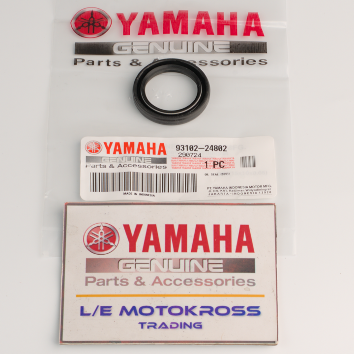 Genuine Original Yamaha Oil Seal Pulley Side 93102-24802 Aerox Nmax V2 ...