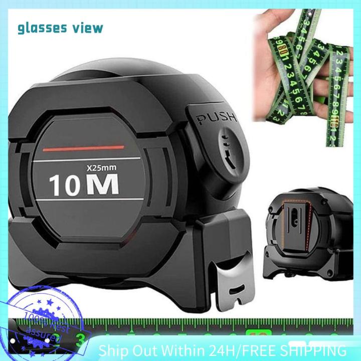 GLASSES VIEW Portable Self-locking Fall Resistant Thickened Fluorescent ...