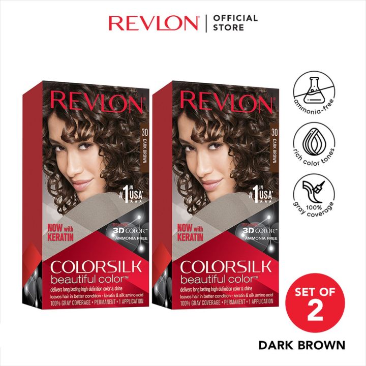 Revlon Colorsilk Beautiful Color Permanent Hair Color Duo | Lazada PH