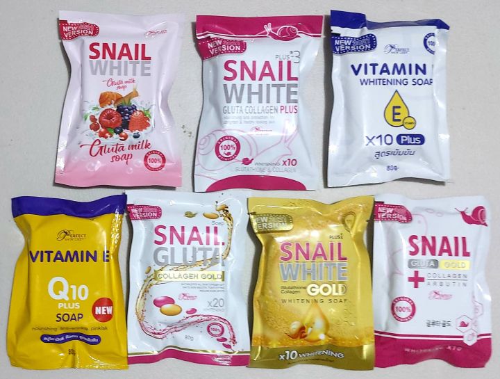 PSL Snail White and Vitamin E Whitening Soap New Packaging 80g | Lazada PH