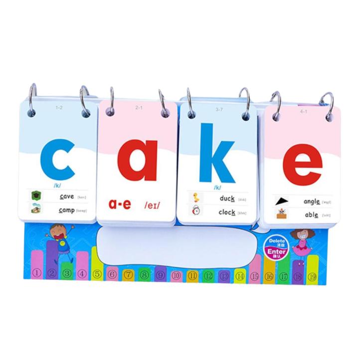 Phonics Alphabet Calendar Flash Cards Learn Word Vowel Consonant Sight ...