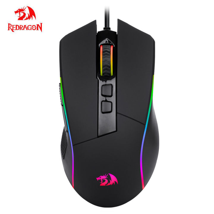 REDRAGON Lonewolf G105 RGB USB Wired Gaming Mouse 8000 DPI 8 buttons ...