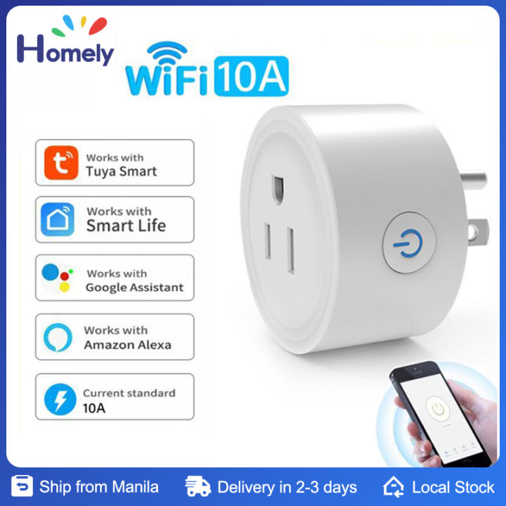 Outlet Remote Control WIFI Smart Socket Smart Timer Eco Plug for Smart ...