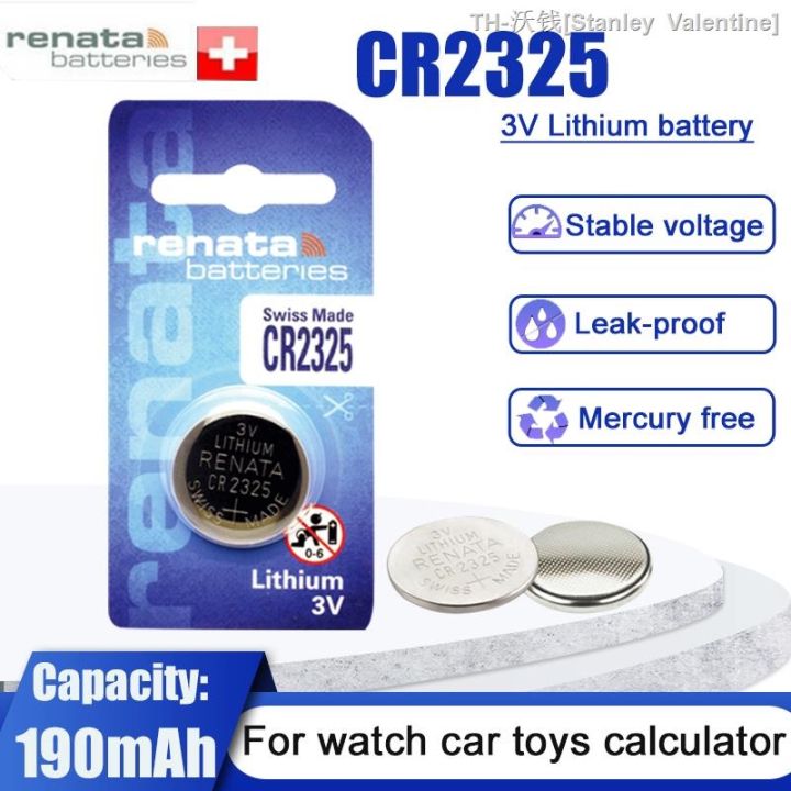 1-4PCS RENATA CR2325 CR 2325 DL2325 BR2325 ECR2325 3V Lithium Battery ...