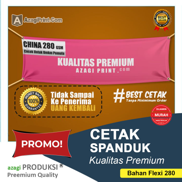 Cetak Spanduk Bahan Flexy 280 Lazada Indonesia