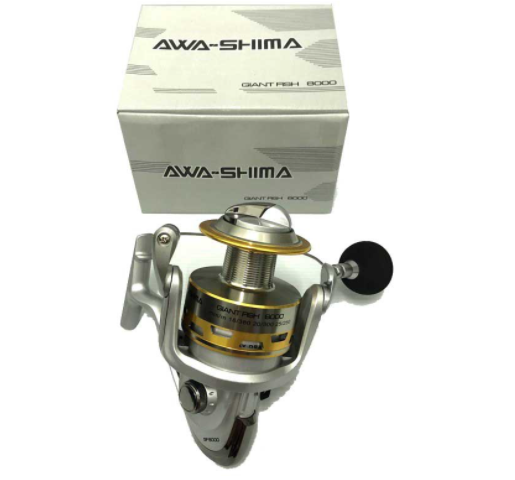 AWASHIMA GIANT FISH 8000 SPINNING REEL MAX DRAG 20KGS | Lazada