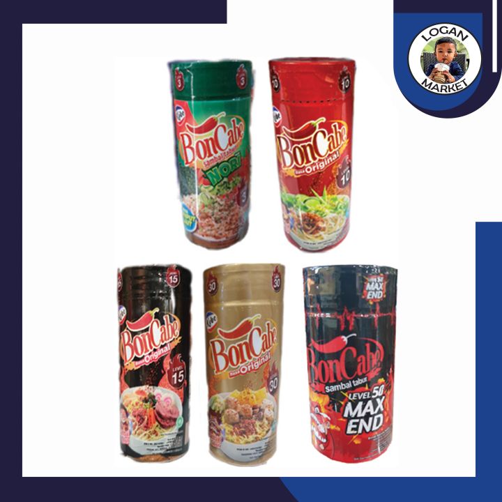 Boncabe Bon Cabe Botol Level 3 10 15 30 50 Max End Nori | Lazada Indonesia