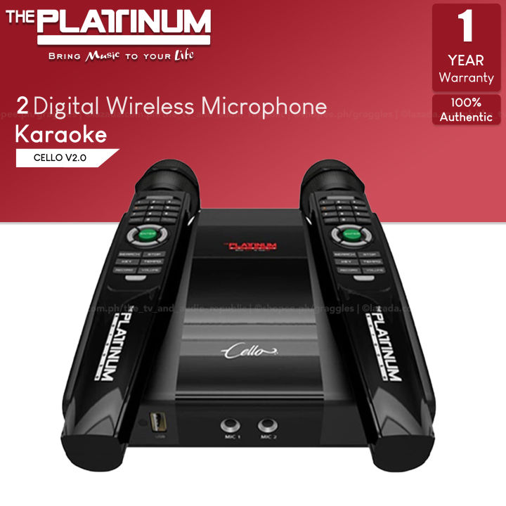 The Platinum Karaoke Cello V2.0 with Over 20,++ English and OPM songs | Lazada PH