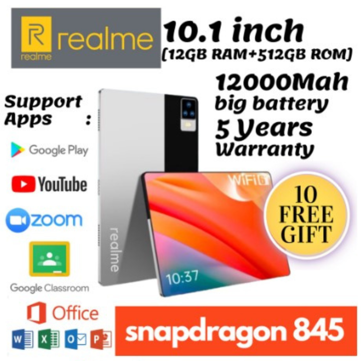 Realme Pad Android Tablet Tab 11.8 Inch Android 11 | 16GB RAM + 512GB ...