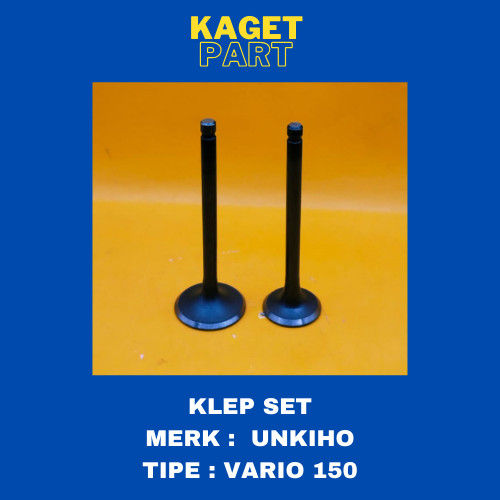 KLEP SET / VALVE SET MERK UNKIHO TIPE VARIO 150 | Lazada Indonesia