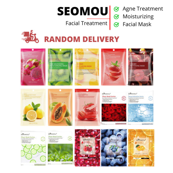 SEOMOU Moisturizing Facial Authentic Face Sheet | Lazada PH