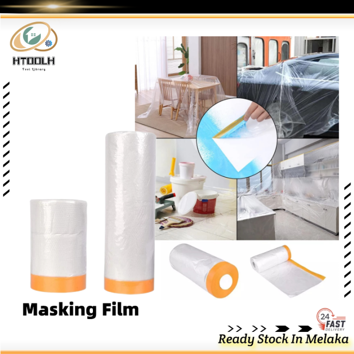 【HTOOLH】Masking Film Dust Protection for Painting Furniture Protect ...