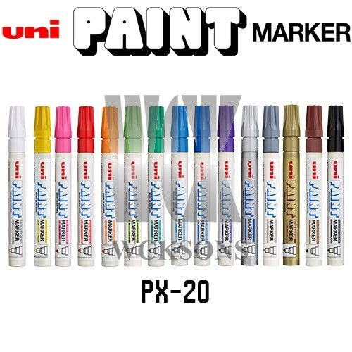 UNI PAINT MARKER PX-20 ( AVAILABLE IN 15 COLOURS ) | Lazada