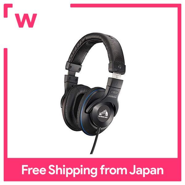 Victor JVC HA-MX100V Studio Monitor Headphones High-Resolution Sealed Victor Studio Tuning Model ...