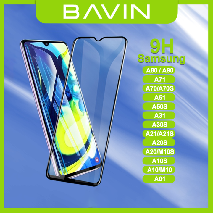 BAVIN Q10 Tempered Glass Full Screen Protector for Sam A70/A70s/A71/A80 ...
