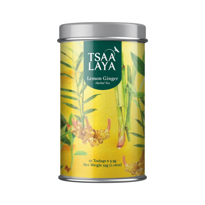 Tsaa Laya Lemon Ginger Canister of 10 Teas | Lazada PH