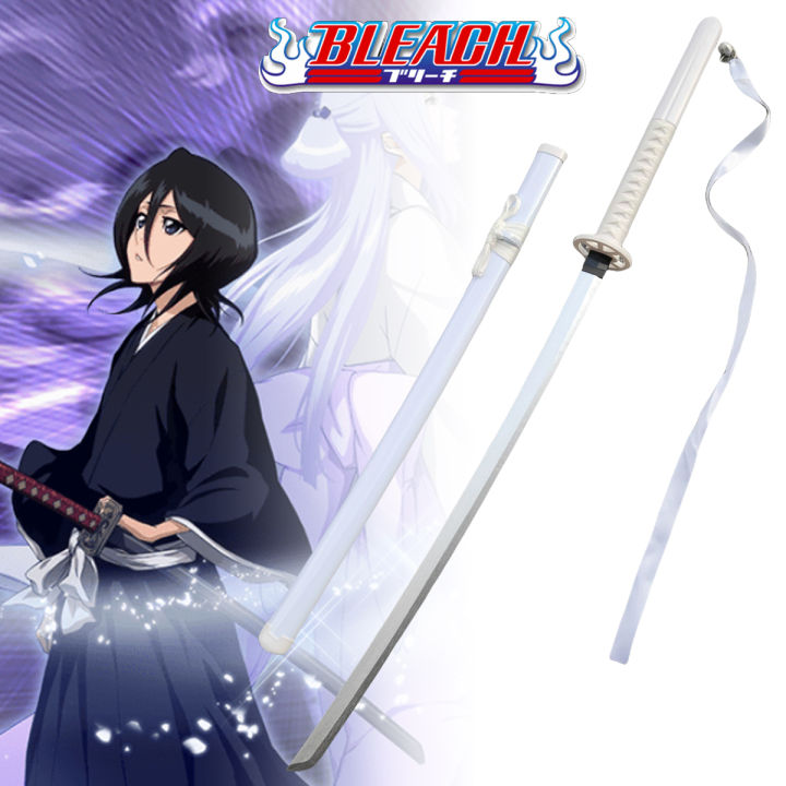 40inch 104cm Bleach Kuchiki Rukia Katana Wooden Sword Anime Ichigo ...