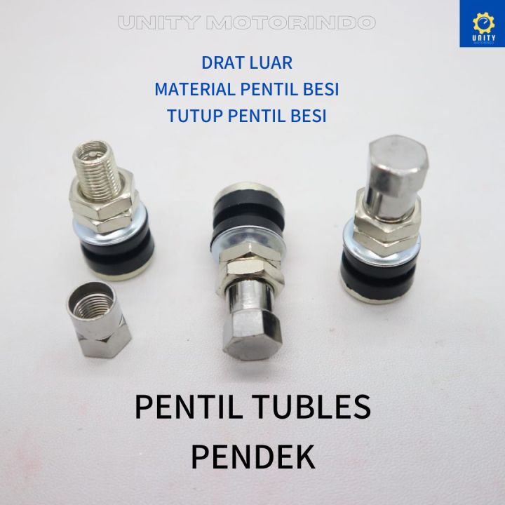 PENTIL TUBELESS BESI PENDEK PENTIL MOTOR BAN TUBLES | Lazada Indonesia