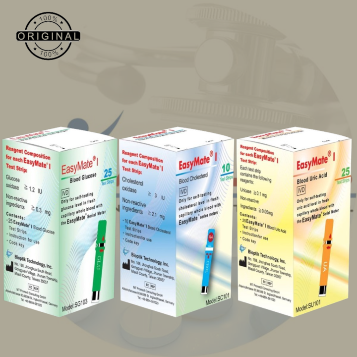 Blood Glucose Strip / Blood Cholesterol Strip / Blood Uric Acid Strip ...