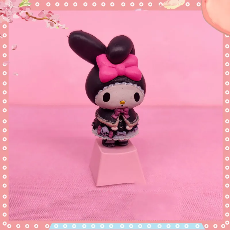 [izhi] Kawaii Sanrio Kuromi My Melody Cartoon Keycaps Cartoon Cute ...
