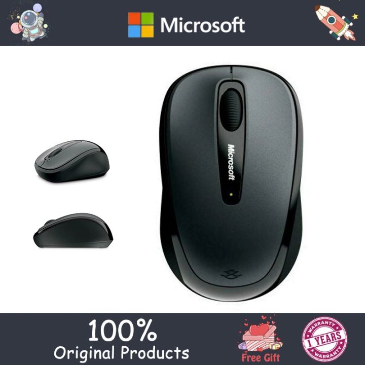 Microsoft Wireless Blue Shadow Portable Mouse 3500 New Generation ...