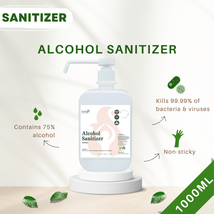 1 Litre Alcohol Sanitizer Spray 1000ml 酒精消毒喷雾 | Roku Care | Lazada