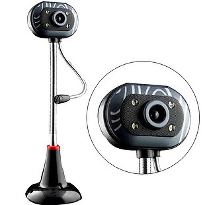 USB Webcam Camera Web Cam HD With Microphone 360 Degrees Adjustable ...