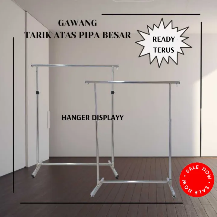 Hanger Gawang GAMIS Gantungan Baju Model Tarik Ujung / Tarik Samping ...