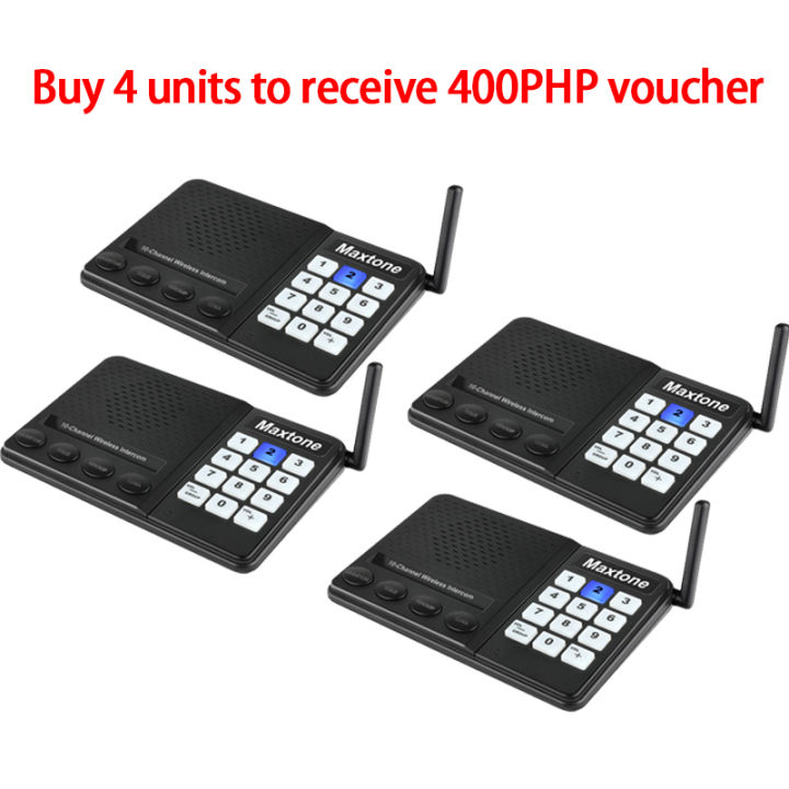 Ready stock,Multi Channel Wireless intercom 1000KM Long Range distance ...