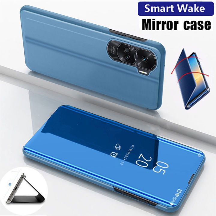 Mirror Flip Phone Case For Honor 90 Lite Pro 90Lite 90Pro Honor90 ...