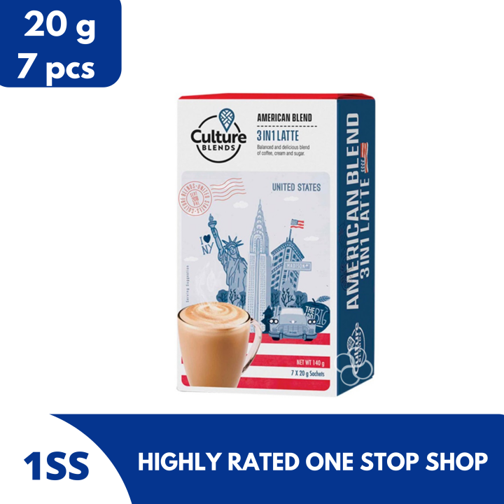 Culture Blends American Blend 3-in-1 Latte, 20g x 7 Sachets | Lazada PH