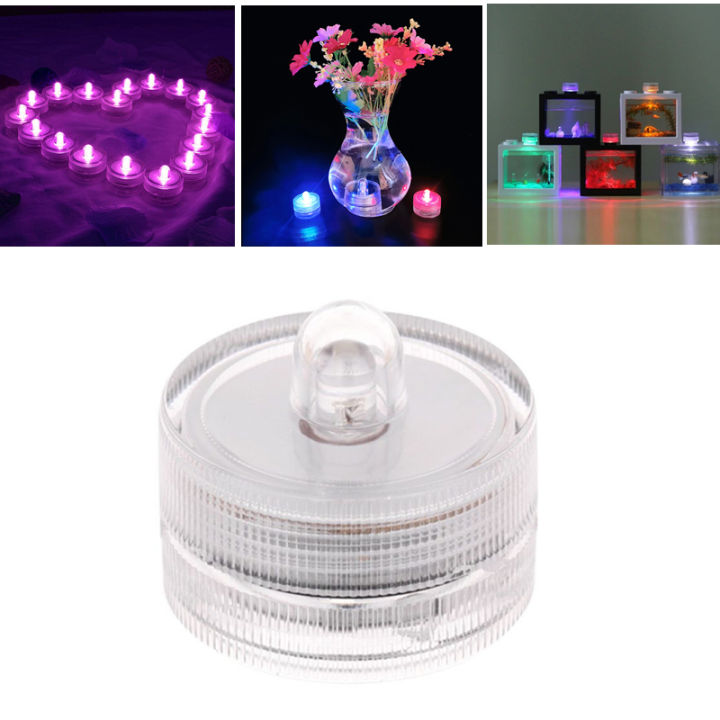 Waterproof Fish Tank LED Lighting Mini Candle Lamp Aquarium Light Party ...
