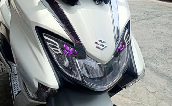 Winker Sticker Decal For Suzuki Burgman Street 125 violet/purple ...