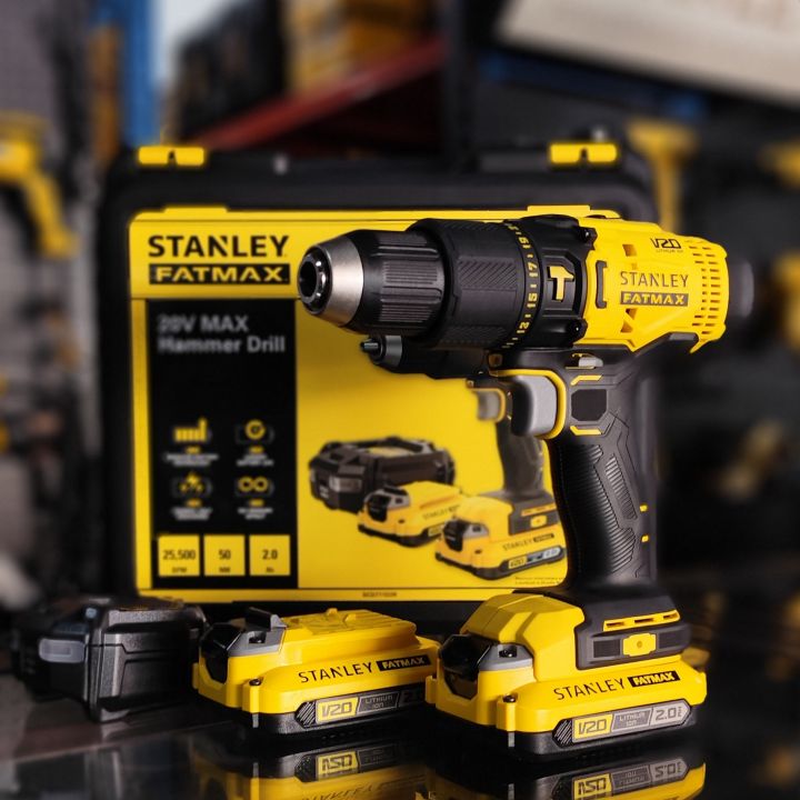 Stanley FATMAX SCD711D2K 20V Cordless Hammer Drill 13mm | Lazada PH