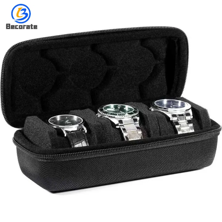 BECORATE 3/5 Slots Watch Organizer Box For Men Or Women Watch Portable ...