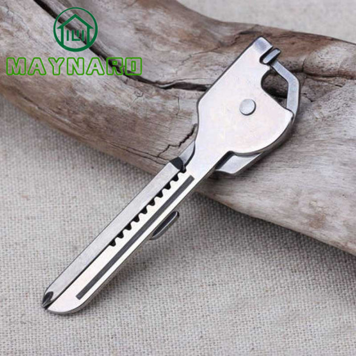 Creative outdoor multifunctional portable 6-in-1 keychain tool, folding ...