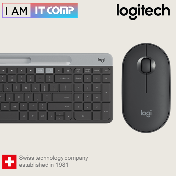 Exclusive Pack Logitech K580 Slim Multi Device Wireless Keyboard Best Match With Logitech
