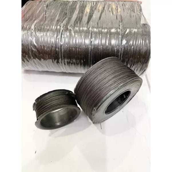 TALI NILON SOL SEPATU BESAR DAN KECIL HITAM/ BENANG LAYANGAN / TALI ...