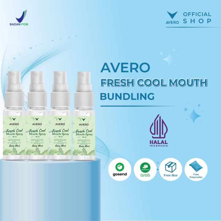 AVERO Super Hemat Get 4 - BPOM Pengharum Mulut & Penyegar Mulut - Fresh ...