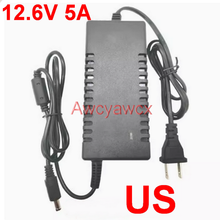 12.6V 5A 4A 3A 2A 1A 500mA Li-ion LiPo Battery smart Charger 3S 18650 AC DC For 10.8V 11.1V 12V ...