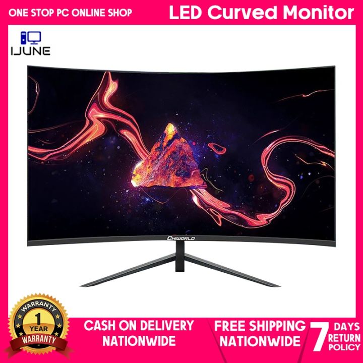 Computer Monitor 22 24 27 inches Flat Curved Brand New Monitor computer ...