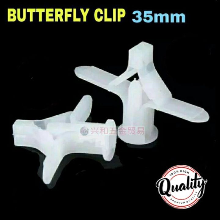 Partition Wall Plug / PVC Butterfly Wall Plug Partition Plug / Ceiling ...