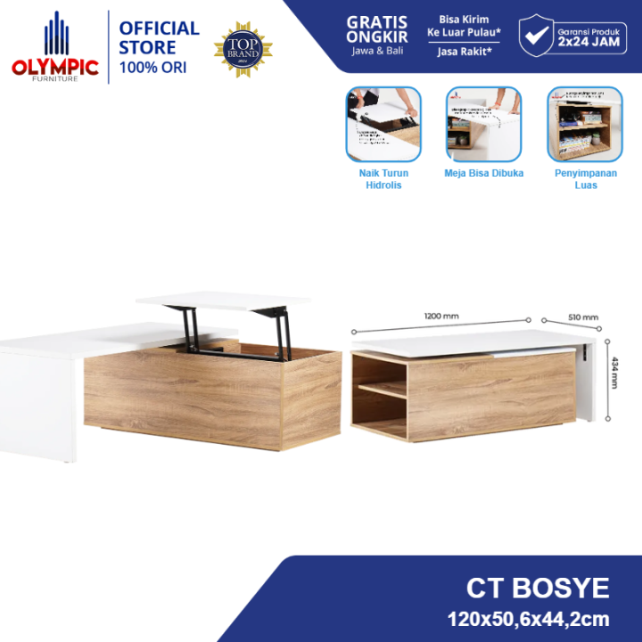 Olympic Coffee Table / Meja Kopi / Meja Tamu Minimalis / CT BOSYE ...