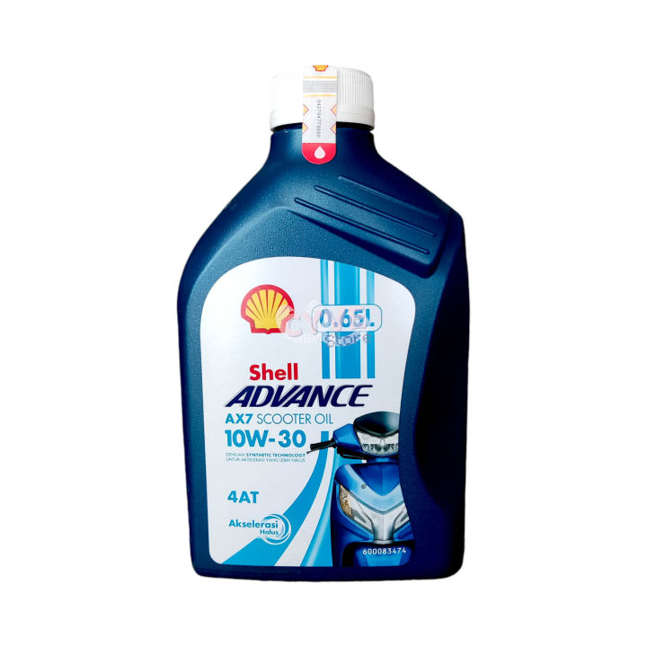 Oli Shell Advance AX7 MATIC 10W-30 API SN JASO MB 0.65 Liter | Lazada ...