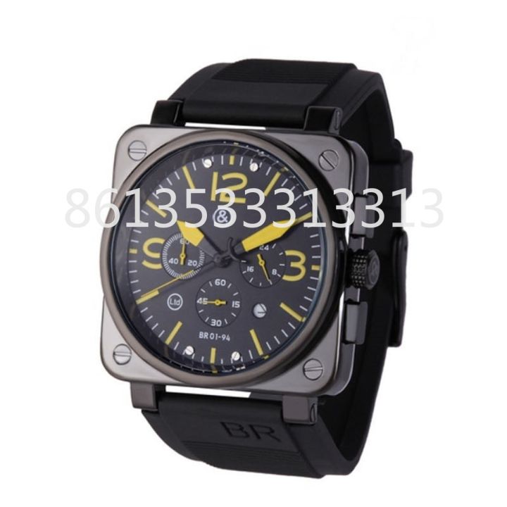 【Hot selling】 New BR Luxury Sport Quartz Bell Woman Multifunction Six ...