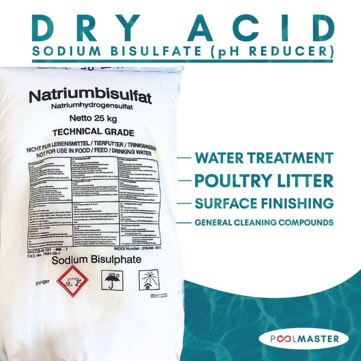 Dry Acid Sodium Bisulphate pH and Alkalinity Reducer for Swimming Pool ...