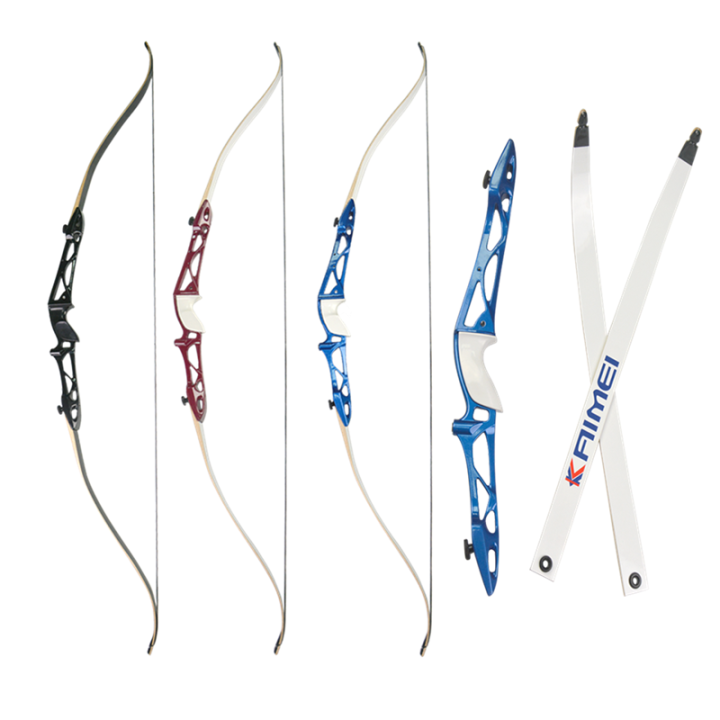 66inch 68'inch 70inch Takedown Recurve Bow 12-40Ibs Aluminum Riser ...