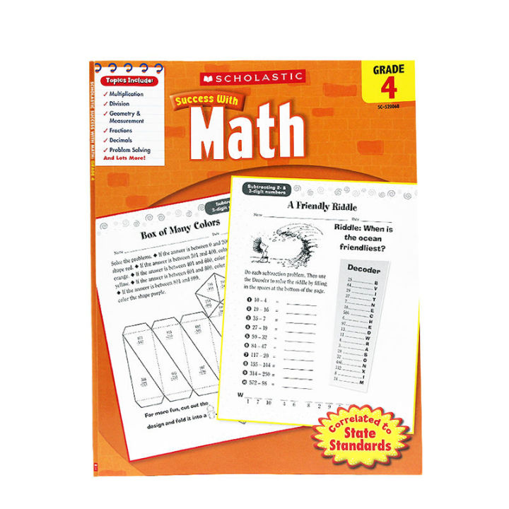 Academic success with math (grade 4) fourth grade American Primary ...