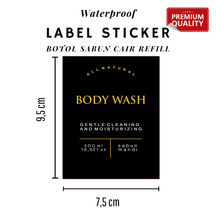 Label Stiker Botol Sabun | Lazada Indonesia